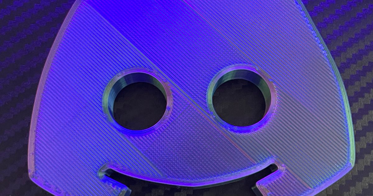 Discord Logo by CaidenMakesStuff | Download free STL model | Printables.com