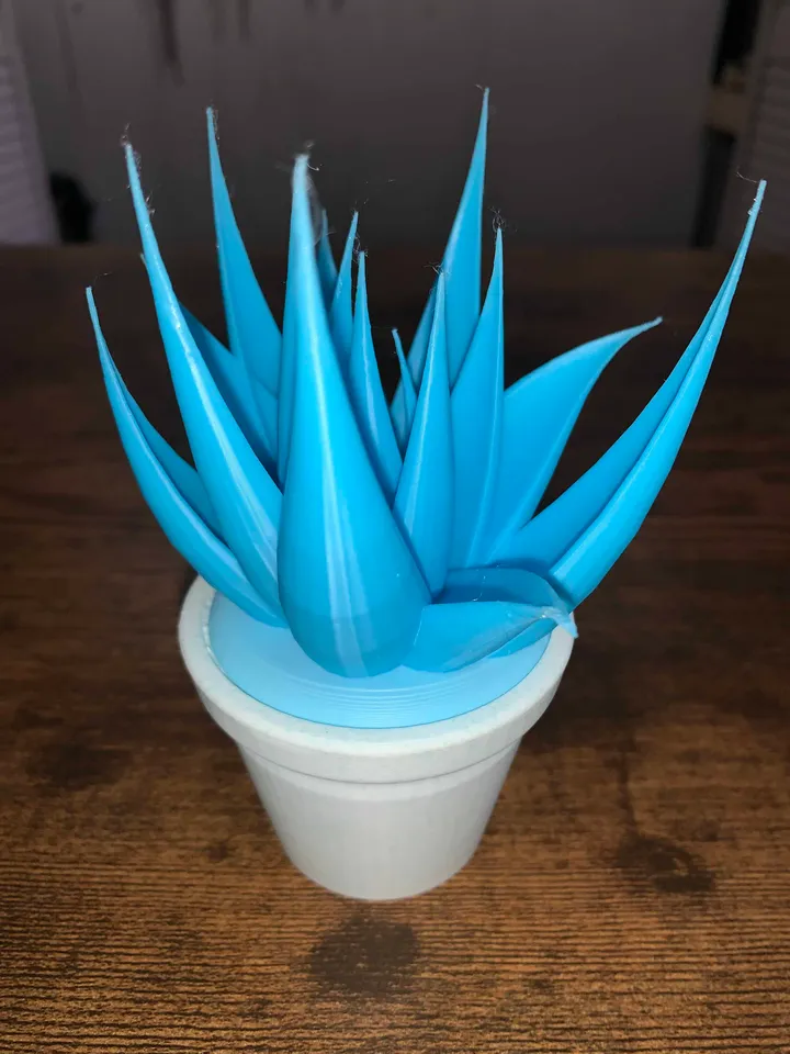 Desktop Potted Plant (Fully 3D Printed) by BRE3DLOVE | Download free ...