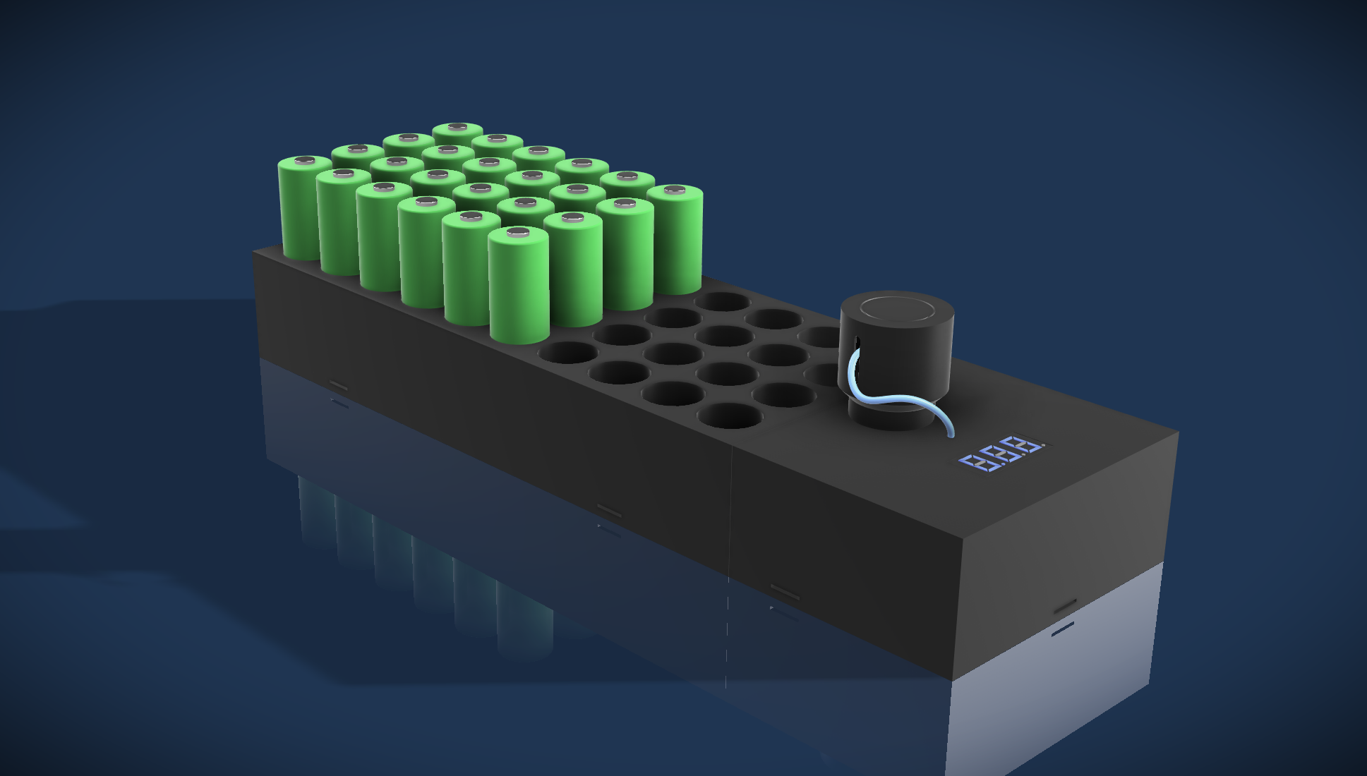 Modular battery storage and test device by arevi | Download free STL ...