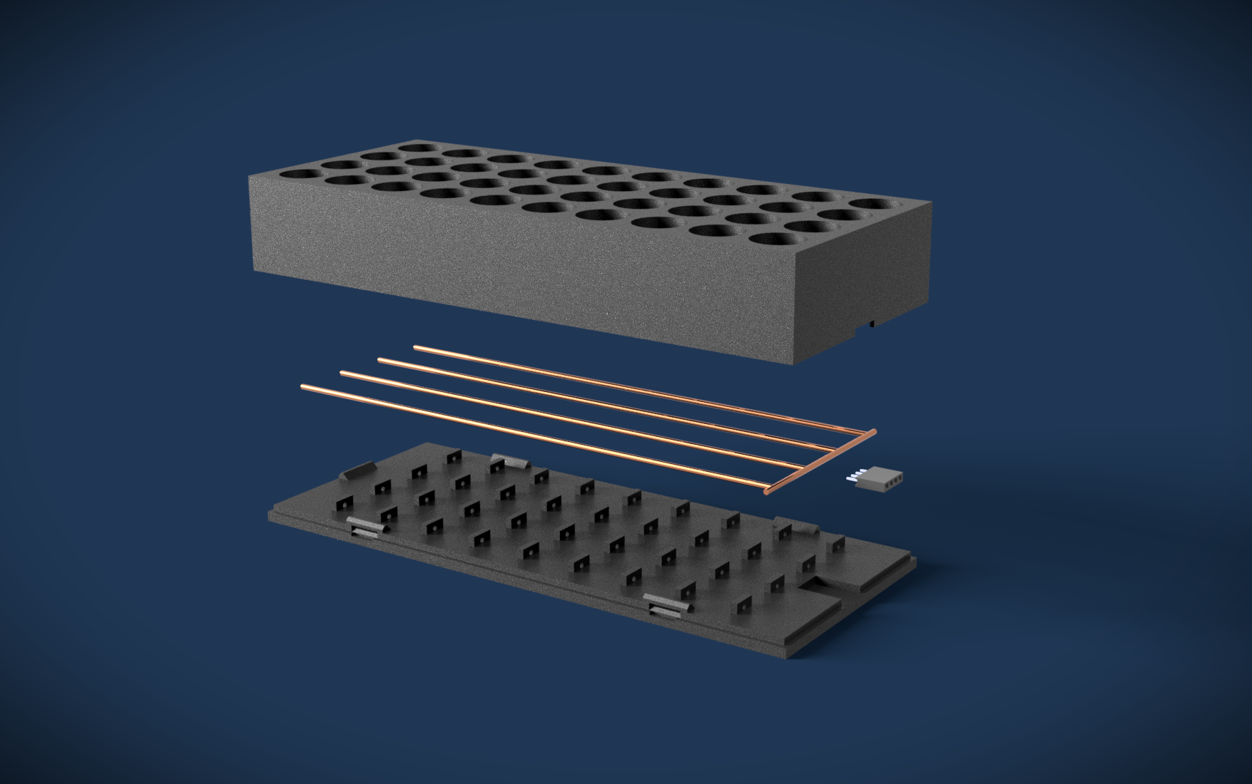 Modular battery storage and test device by arevi | Download free STL ...