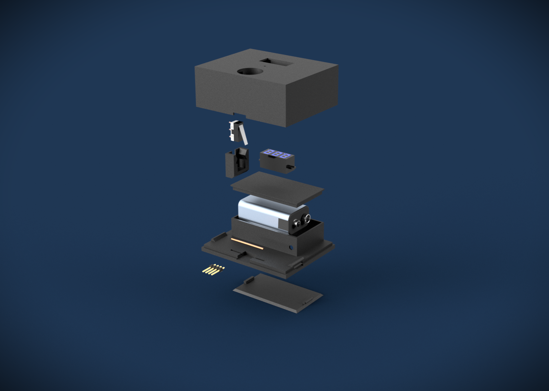 Modular battery storage and test device by arevi | Download free STL ...