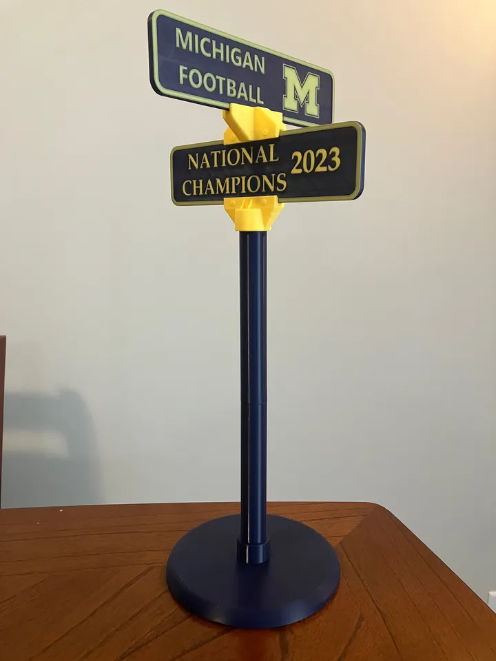 Michigan National Champs by EricB | Download free STL model ...