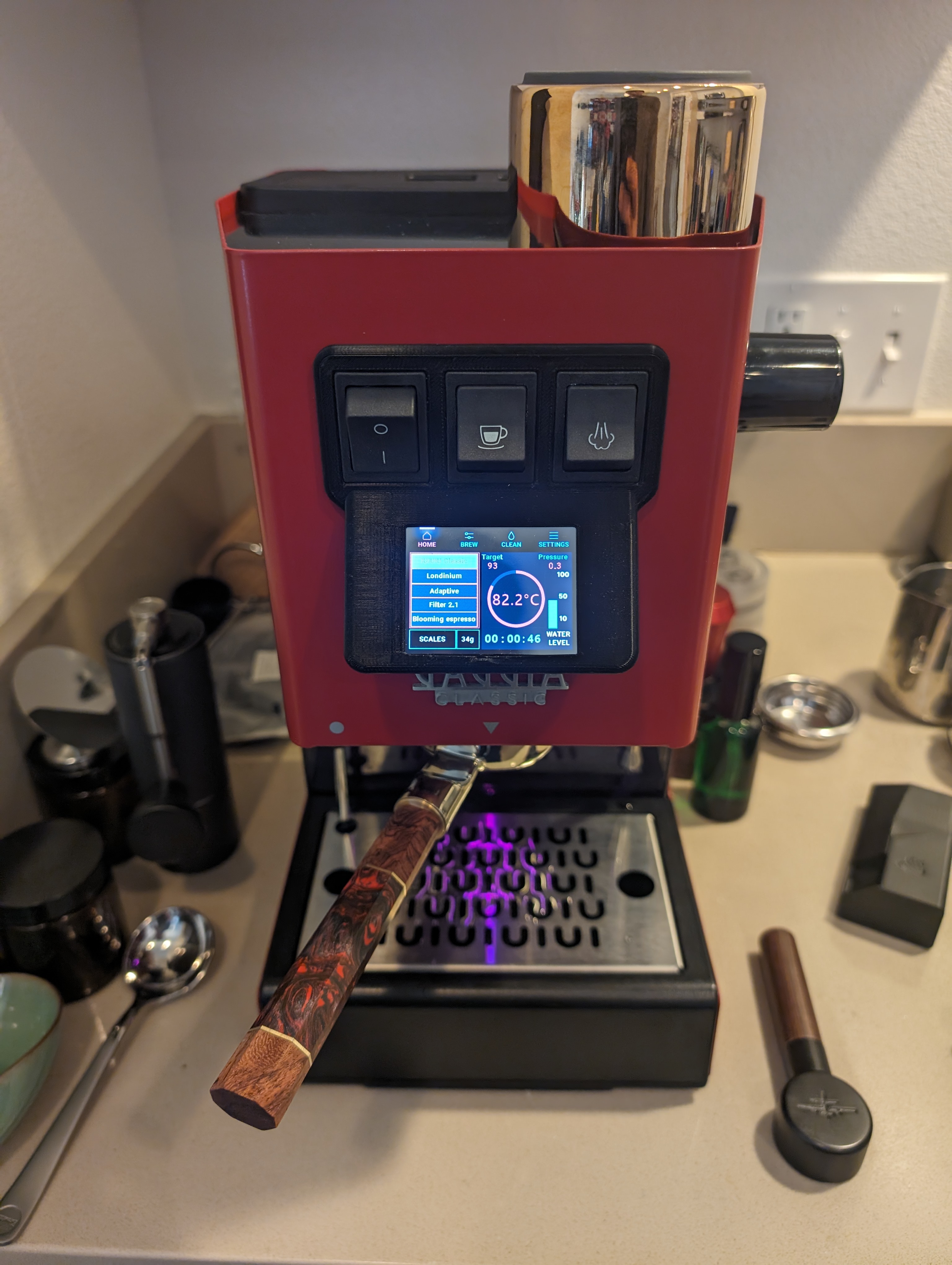 Gagguino Front Mount Angled Screen GCP (No Solder) by Rawrer | Download ...