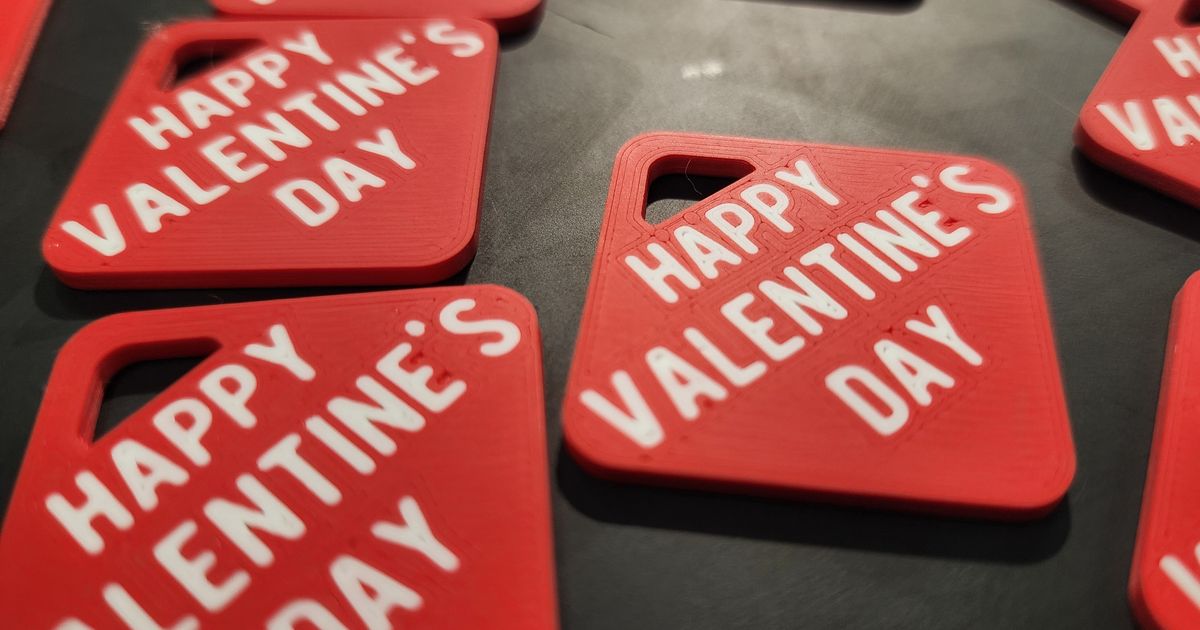 Happy Valentine's Day Tag ♡♡ 1 Color change + MMU versions by Triple G ...