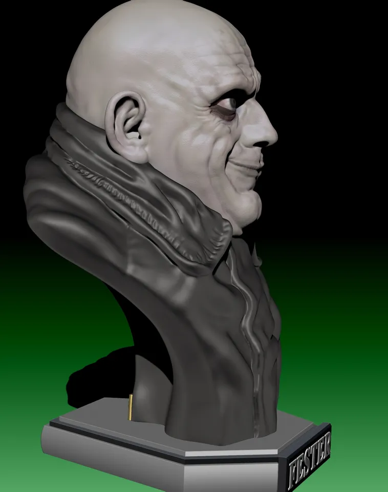 Fester Addams Bust by JS-studio | Download free STL model | Printables.com
