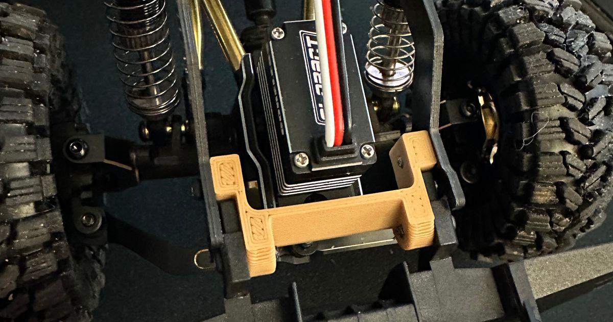 TRX4M front bumper mount for Injora LCG chassis par Ratchet Finesse ...