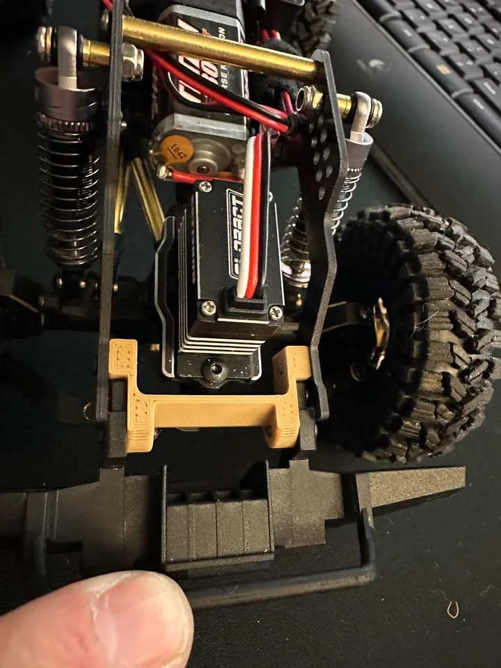 TRX4M front bumper mount for Injora LCG chassis by Ratchet Finesse ...