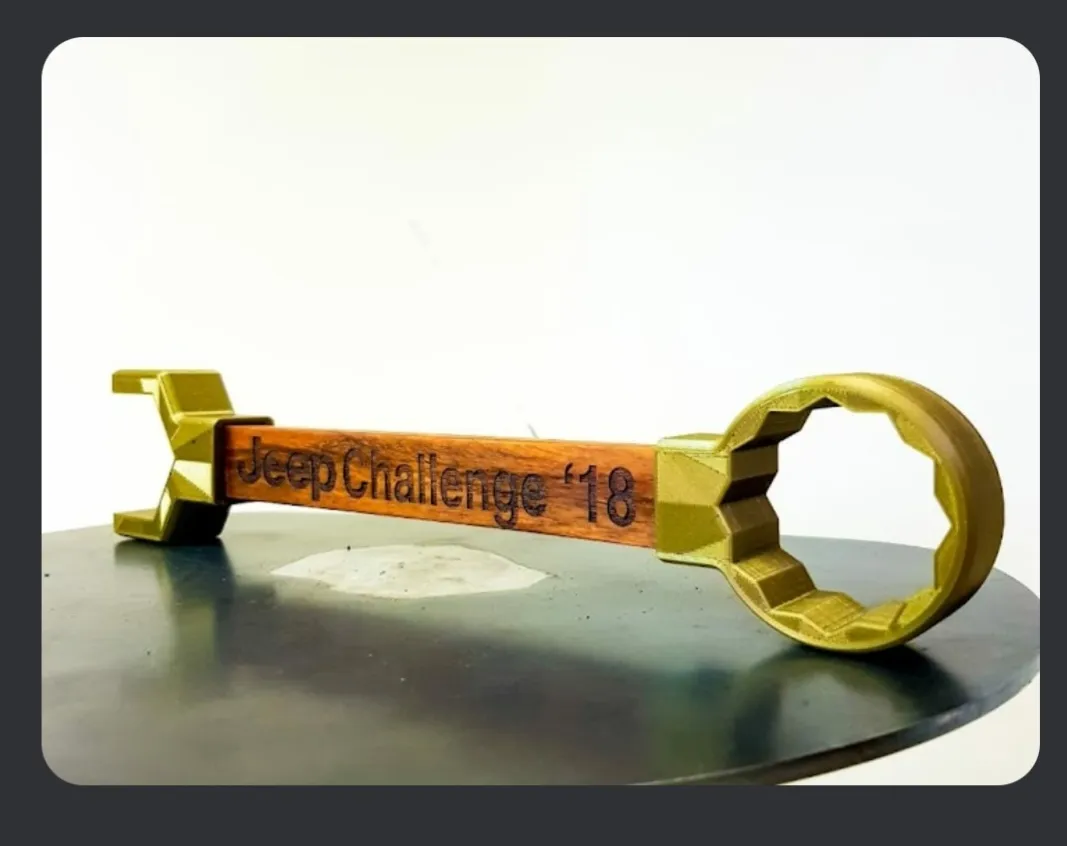 Wooden Spanner Award by 3D_Craft_Creations | Download free STL model ...