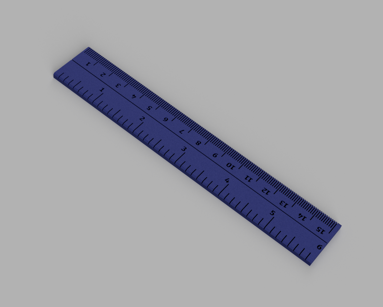 Ruler, 6in, English & Metric by OutofOffice | Download free STL model ...