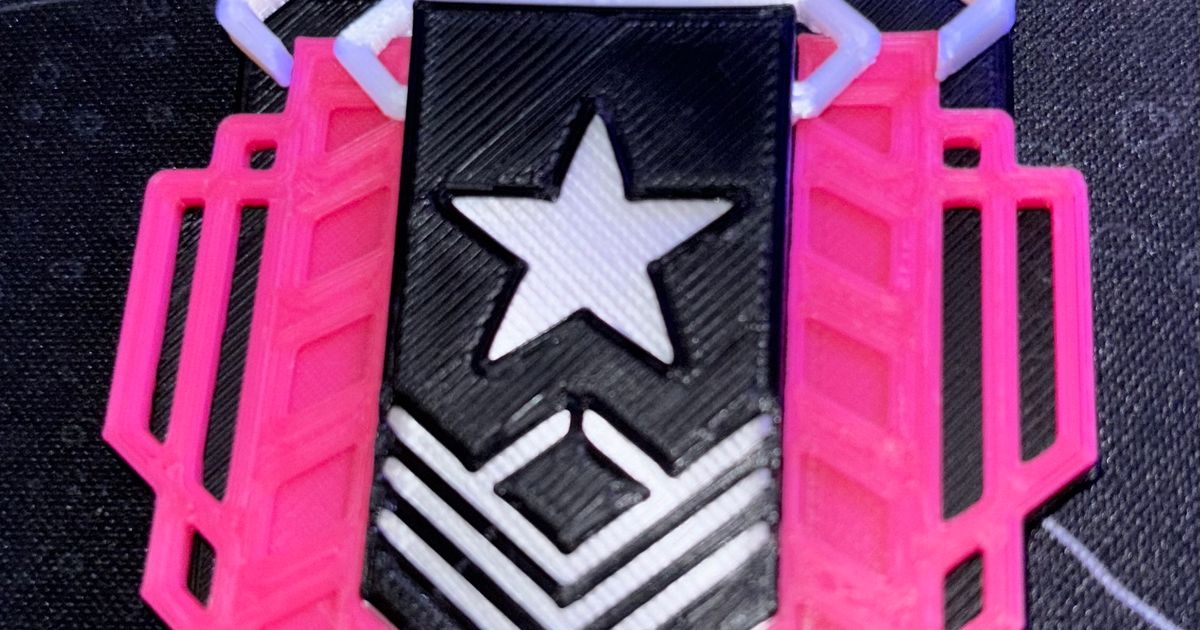 Rainbow 6 Siege Champion Rank Model von Lippy5698 | Kostenloses STL ...