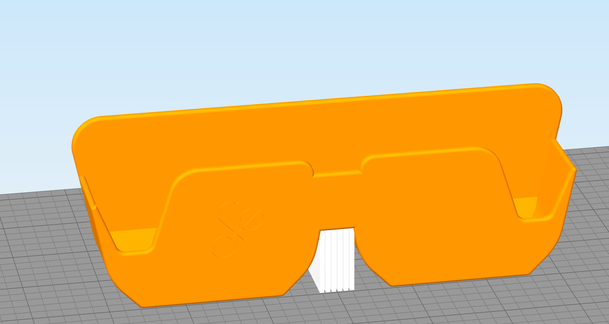 Glasses Holder / Brillenhalter by eof | Download free STL model ...