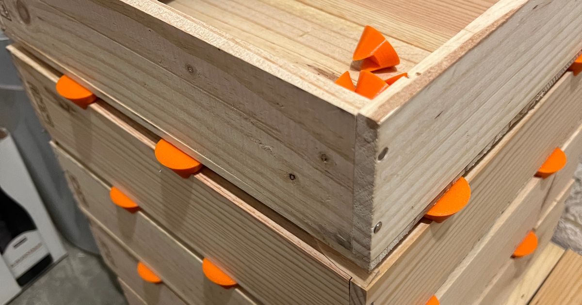 Wine Crate Stacking Spacer by Breit Ideas Incorporated | Download free ...
