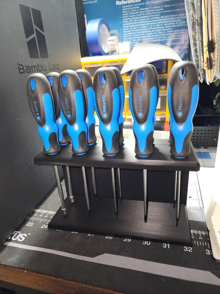 Screw driver Rack for Gamers Nexus Screwdriver set by Potato Surgeon | Download free STL model ...