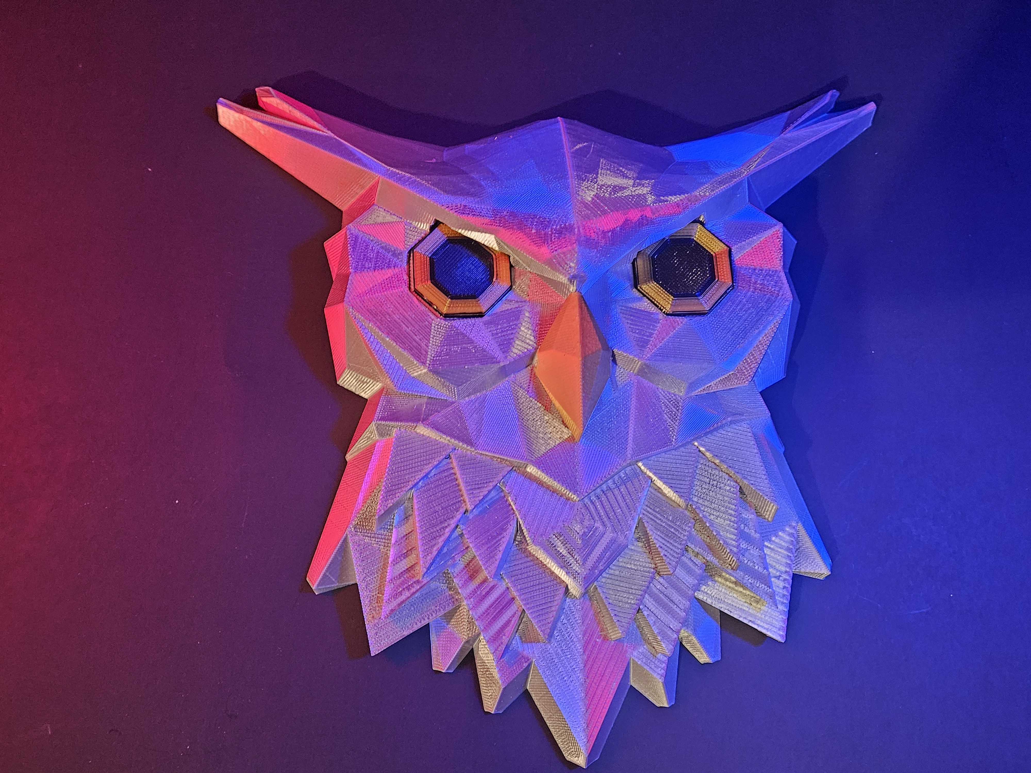 Midnight Hunter Owl Wall Art by iNorman777 | Download free STL model ...
