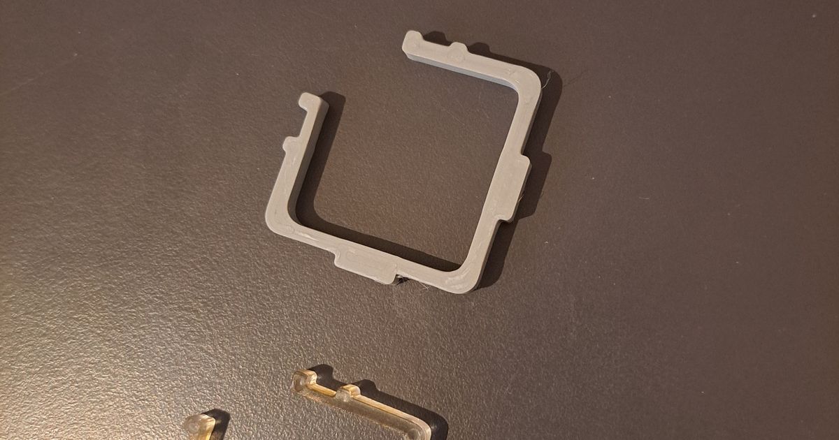 Square spot clip by haden | Download free STL model | Printables.com