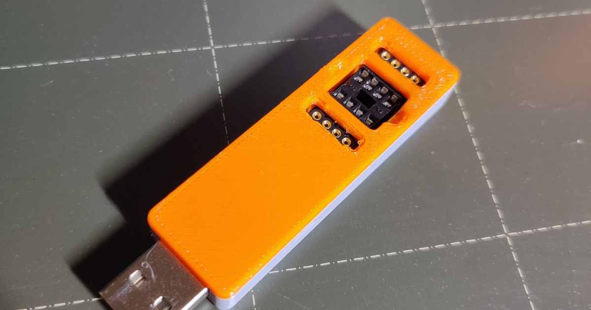 ATTiny USB Programmer Case by CaptainCoulomb | Download free STL model ...