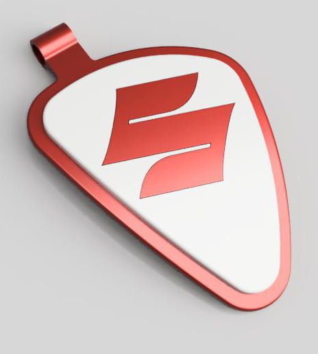 Suzuki Motorcycle KeyChain by robarm74 | Download free STL model ...