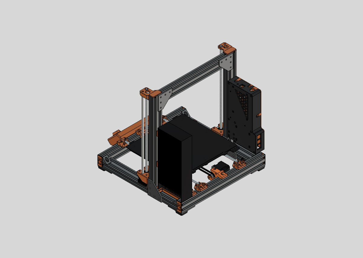 Prusa MK3/S Einsy Raspberry PI 4B/3B Enclosure For Prusa Bear - Remix ...