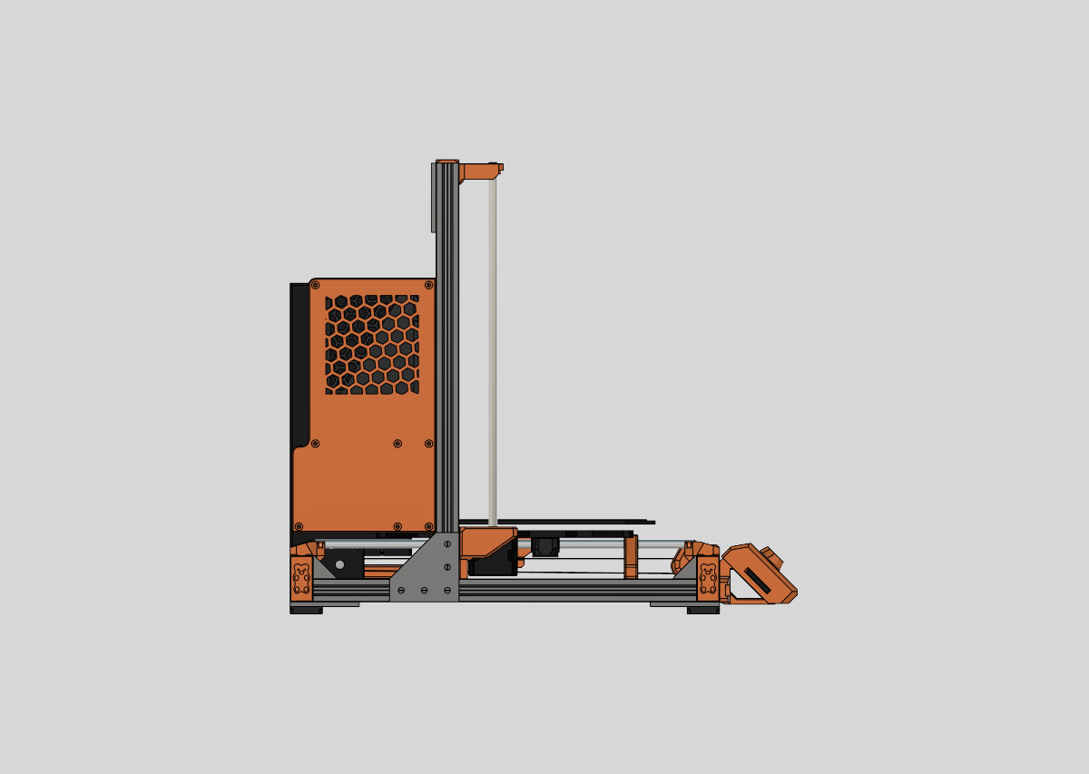 Prusa MK3/S Einsy Raspberry PI 4B/3B Enclosure For Prusa Bear - Remix ...