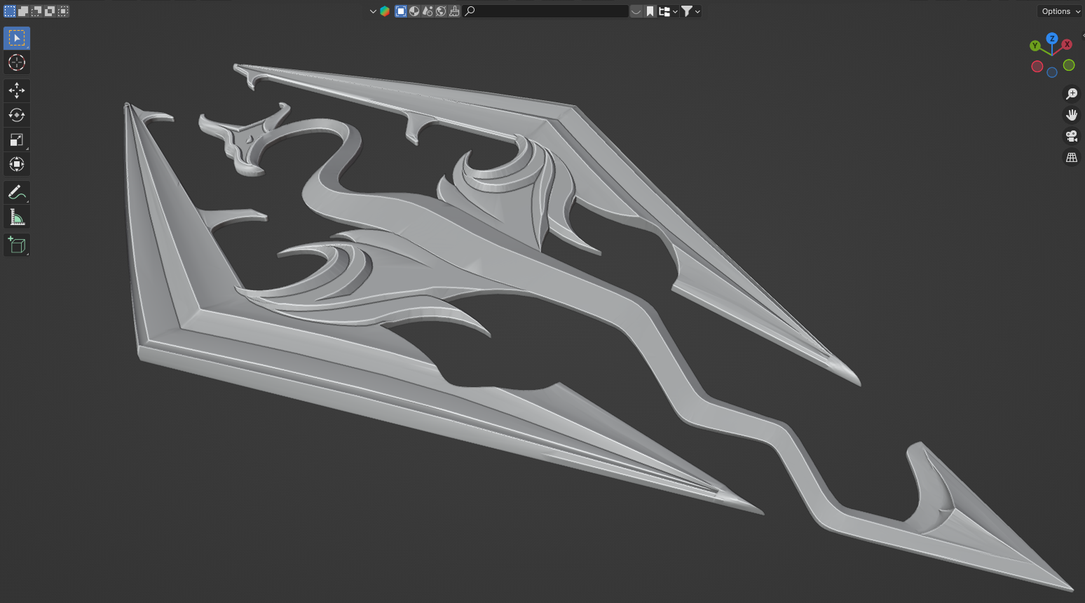 Skyrim Logo/Emblem elder scrolls by Dimmu_Ogir | Download free STL ...