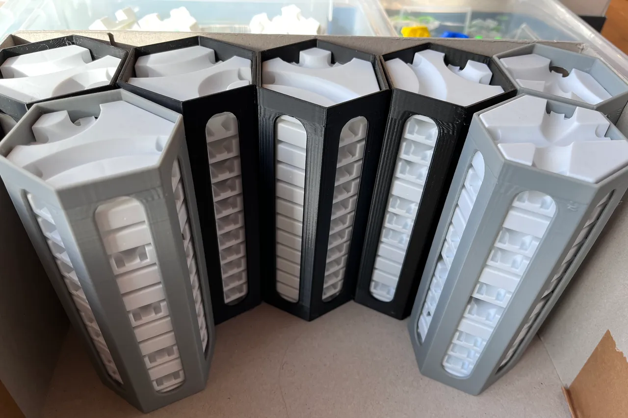 Hex Marble Tile Organizer 170mm by S.G. | Download free STL model ...