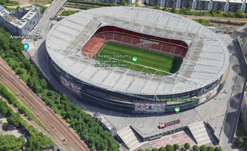 FC Arsenal Emirates Stadium by Kimi | Download free STL model ...