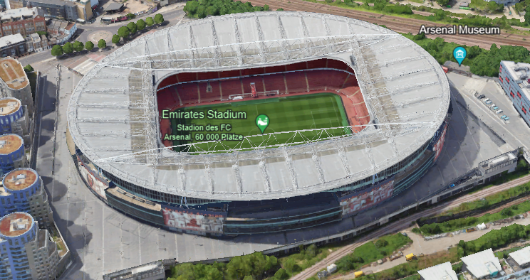 FC Arsenal Emirates Stadium by Kimi | Download free STL model ...