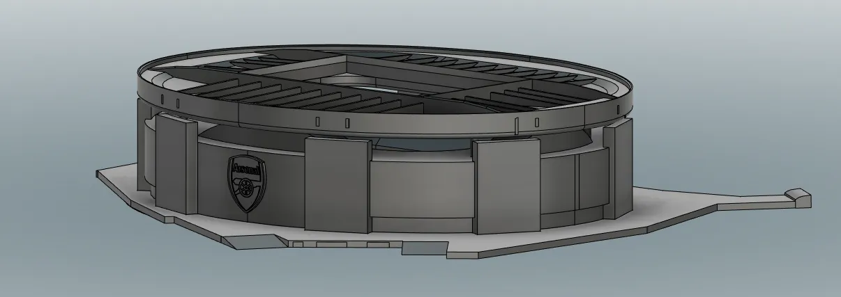FC Arsenal Emirates Stadium by Kimi | Download free STL model ...