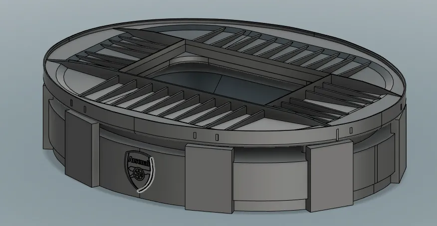 FC Arsenal Emirates Stadium by Kimi | Download free STL model ...