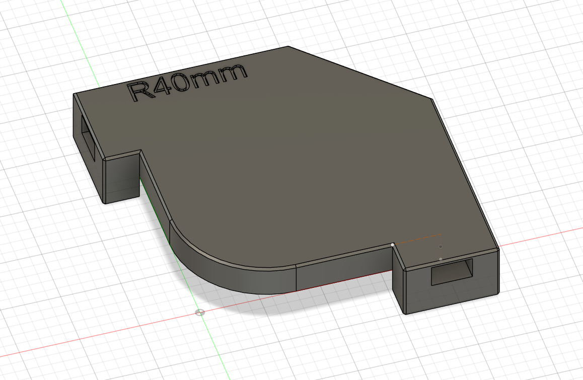 Router Template Corner 40mm + 20mm + Wall Mount by Flo_vo | Download ...