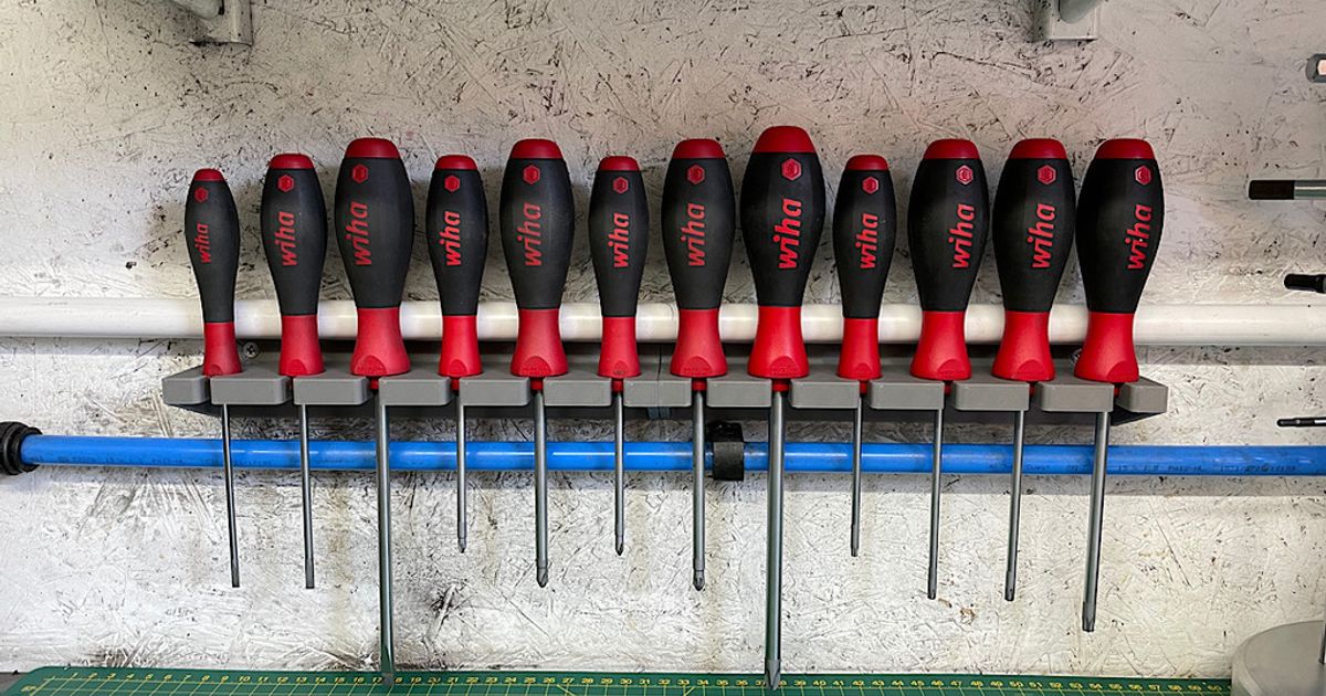 Wiha Screwdriver Rack by GreatOldOne | Download free STL model ...