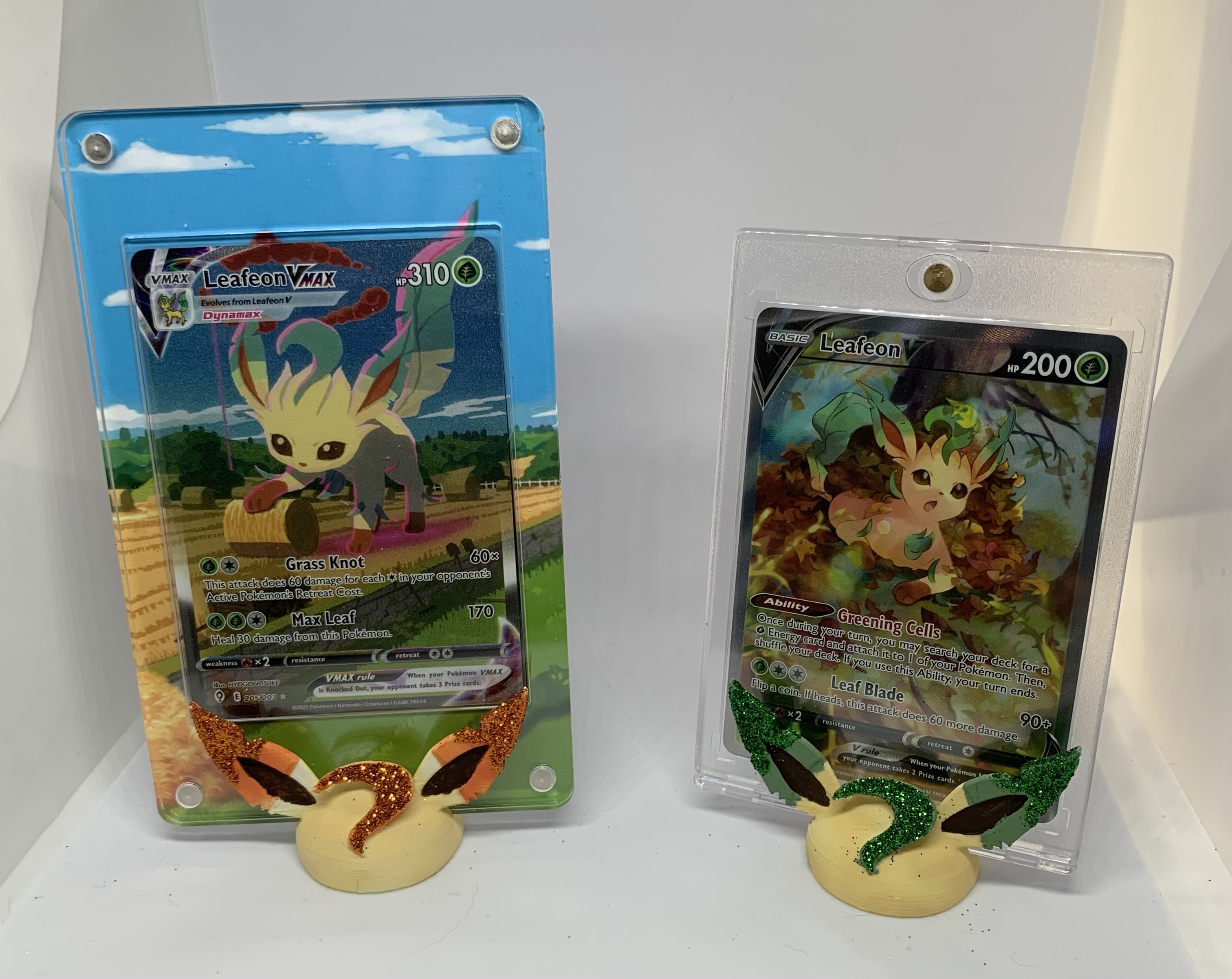 Leafeon Pokemon card stand (supports required) by Shima | Download free ...
