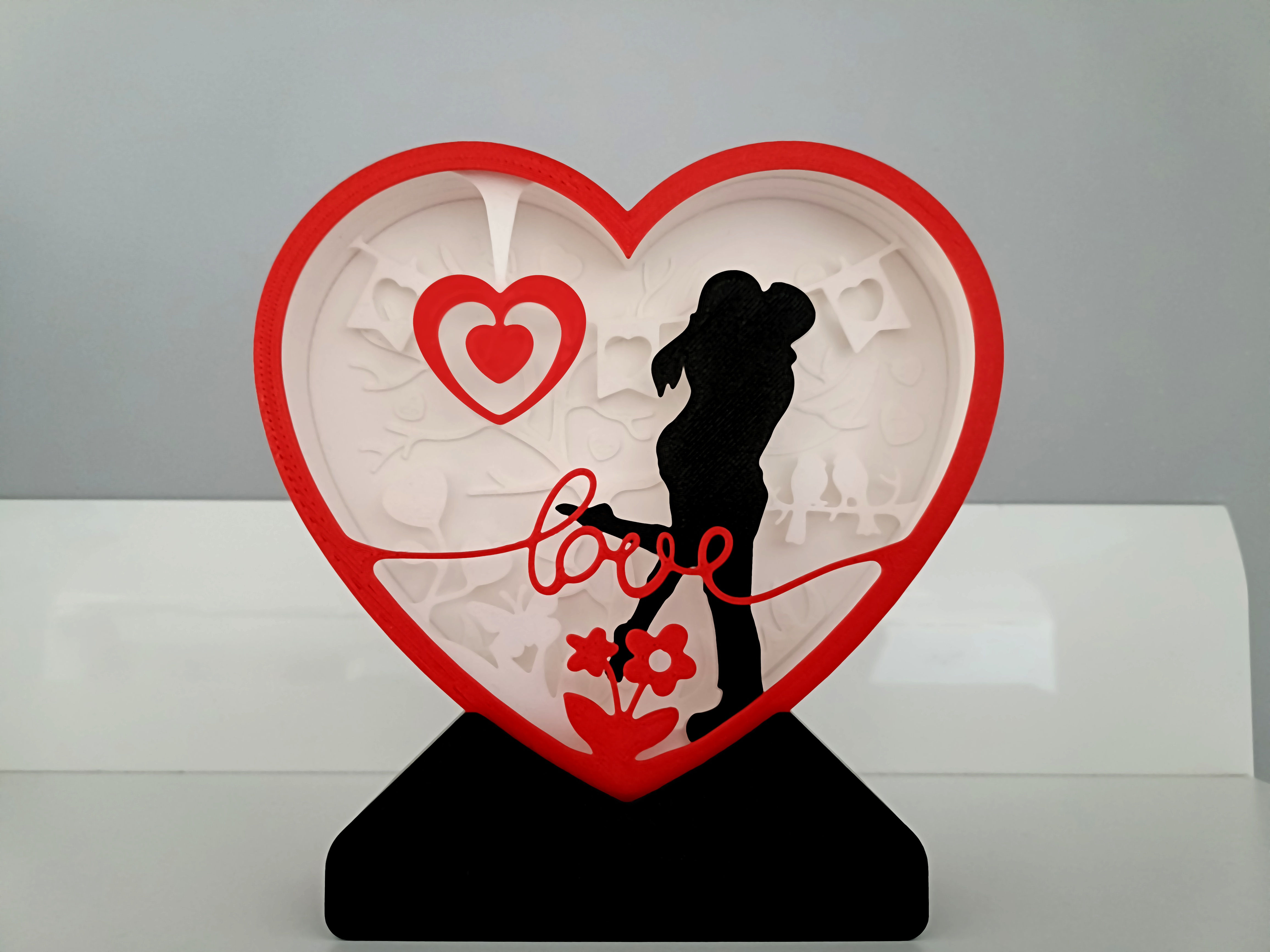 LED heart decoration for lovers & Valentine's Day by TOMx3D | Download ...