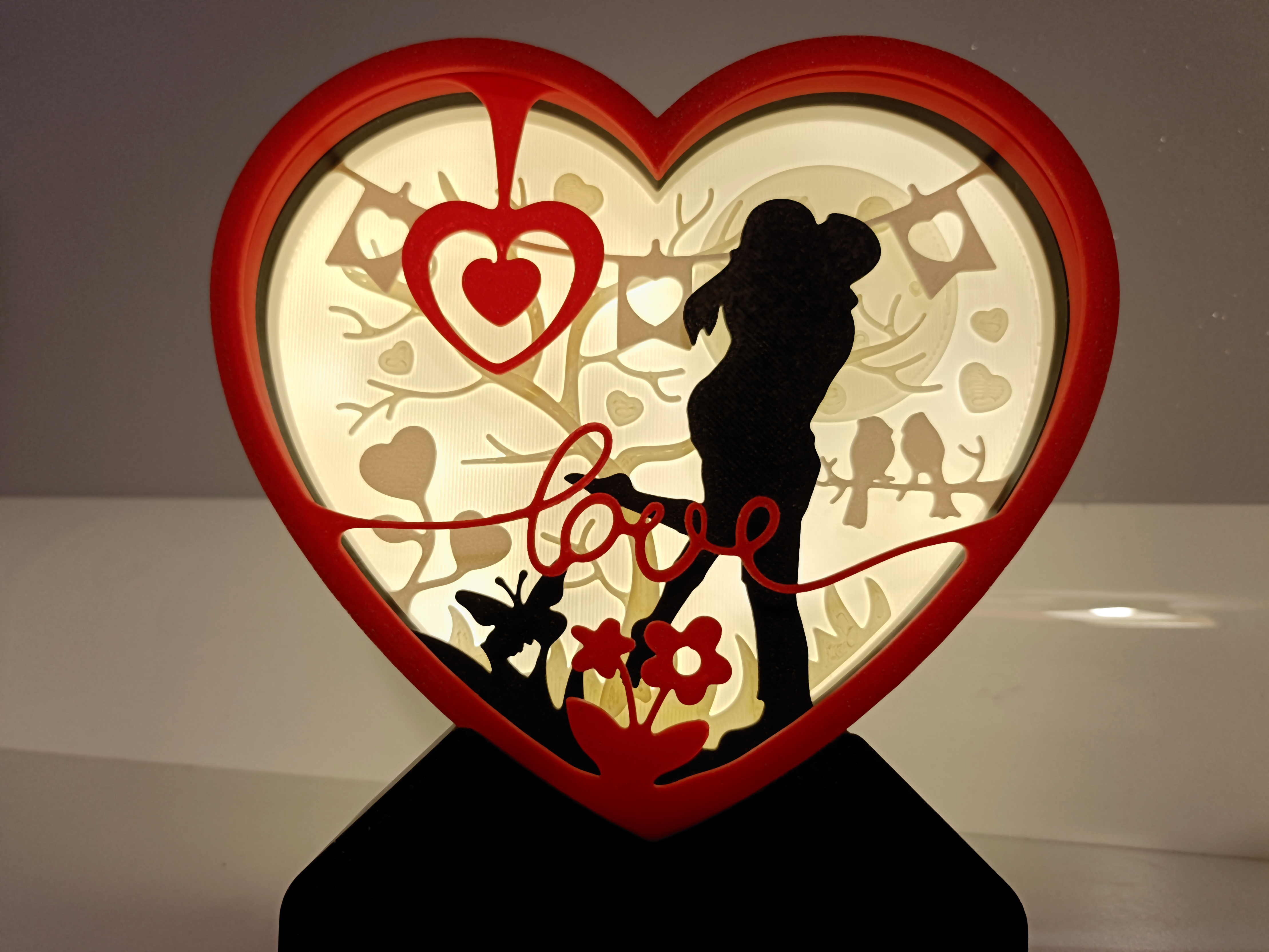 LED heart decoration for lovers & Valentine's Day by TOMx3D | Download ...