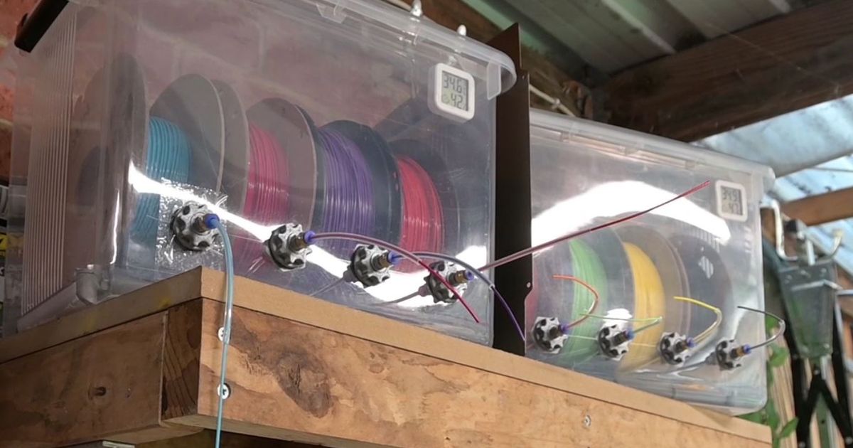 Filament Storage System Parts by SwarleyAUS | Download free STL model ...