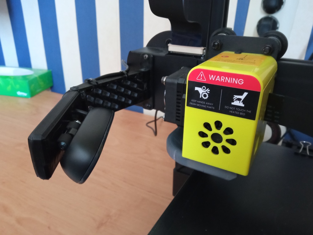 Logitech C270 Arm Mount for Fokoos Odin-5 F3 by DeTiege | Download free ...