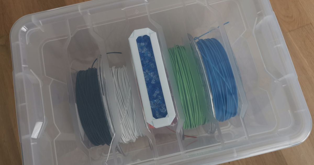 Silicagel container for filaments box | réservoir silicagel pour boîte ...