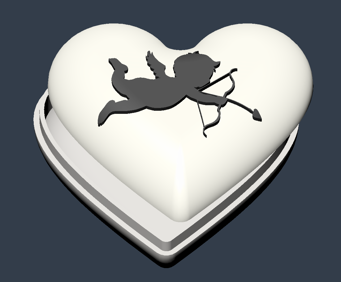 Cupid Heart Box by jattie | Download free STL model | Printables.com