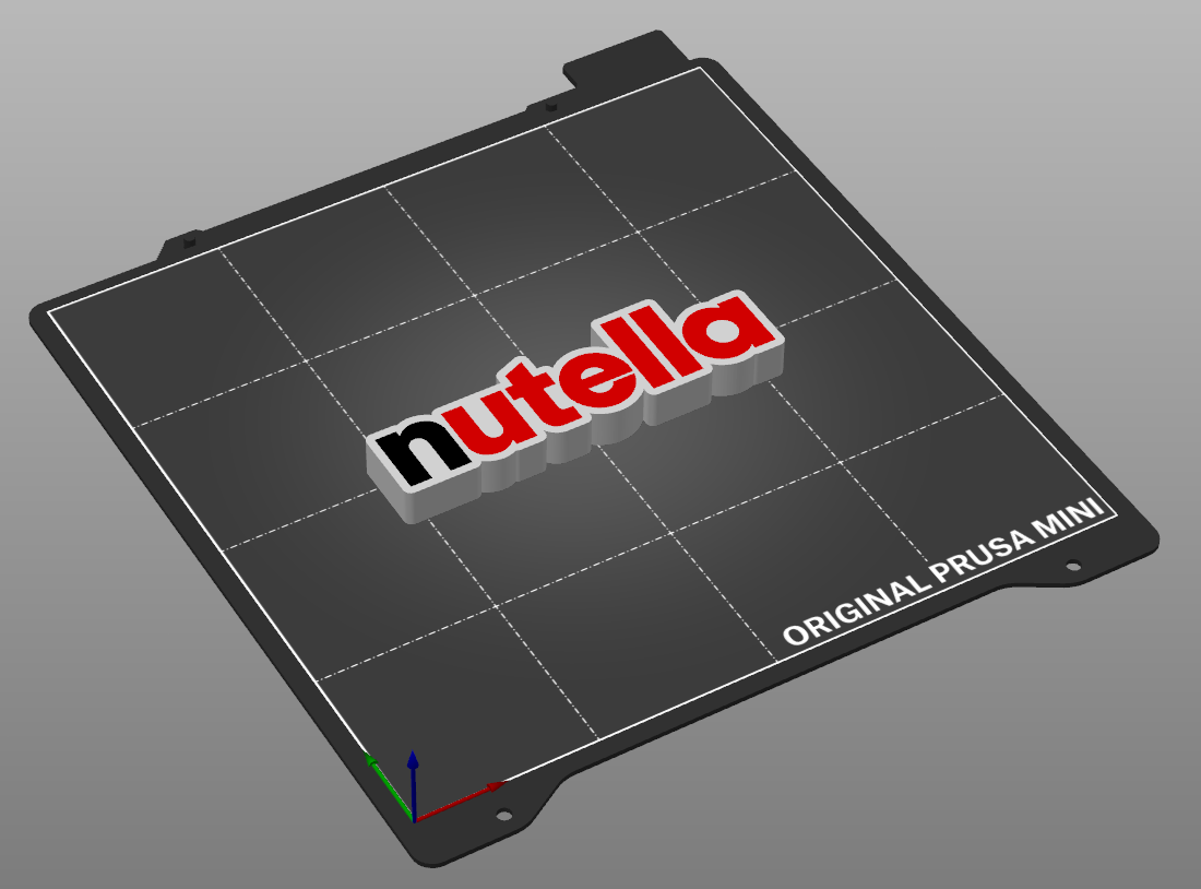 Nutella logo by Dema_Design | Download free STL model | Printables.com