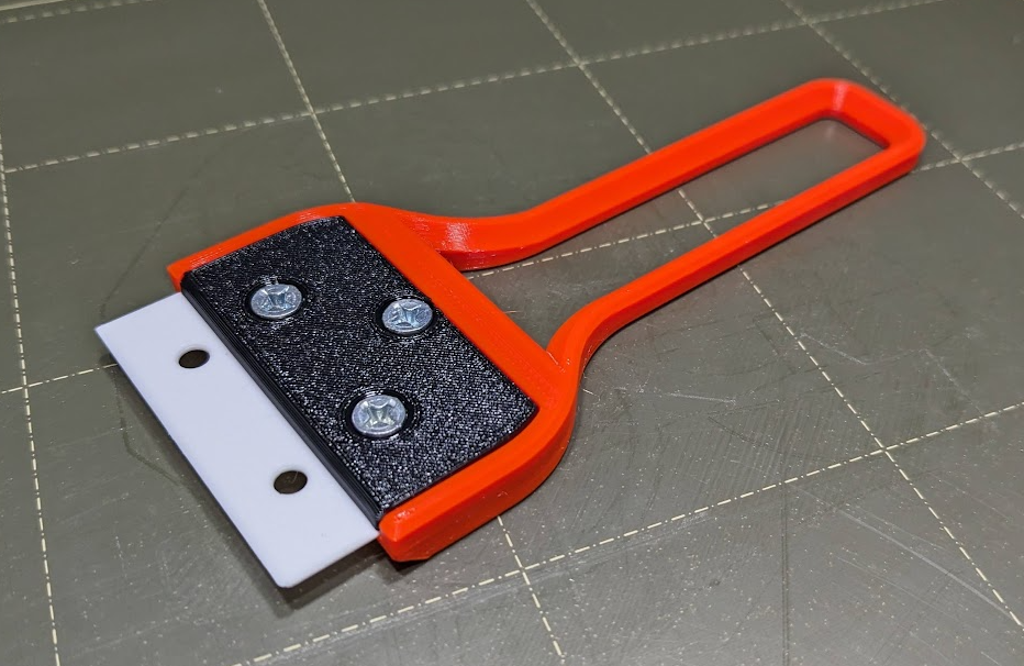 Yet Another Print Bed Scraper by Girak | Download free STL model ...
