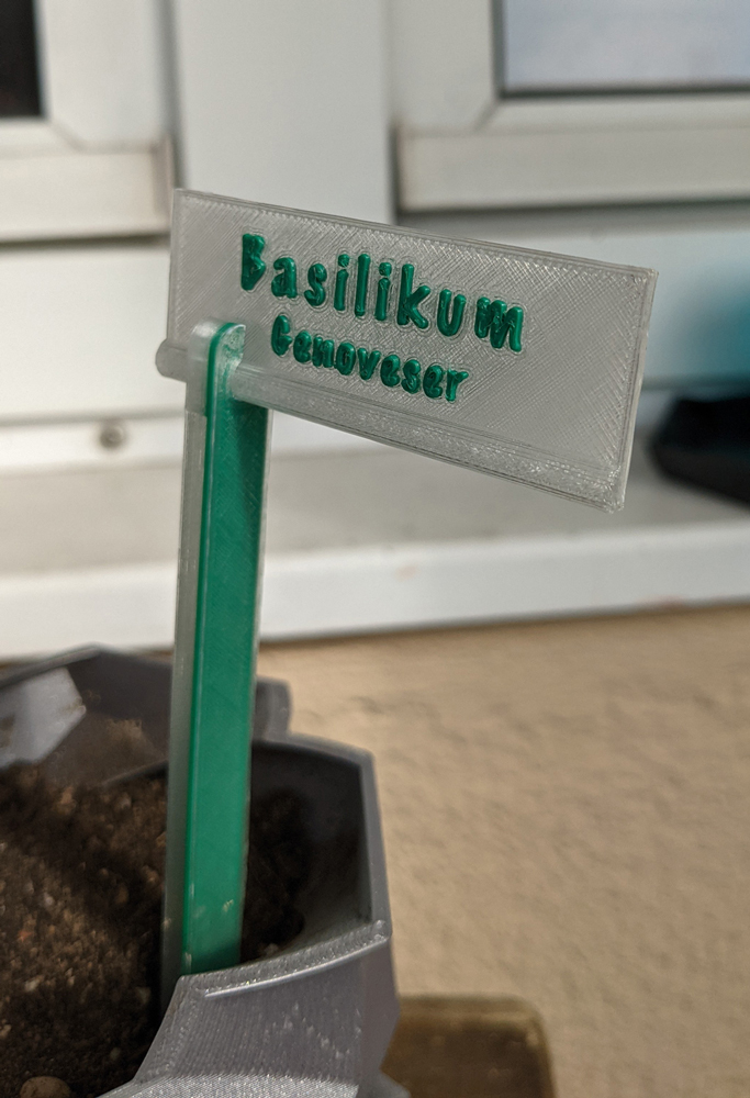 Plant-Labels Multicolored - Petersilie, Basilikum by Grimsl | Download ...