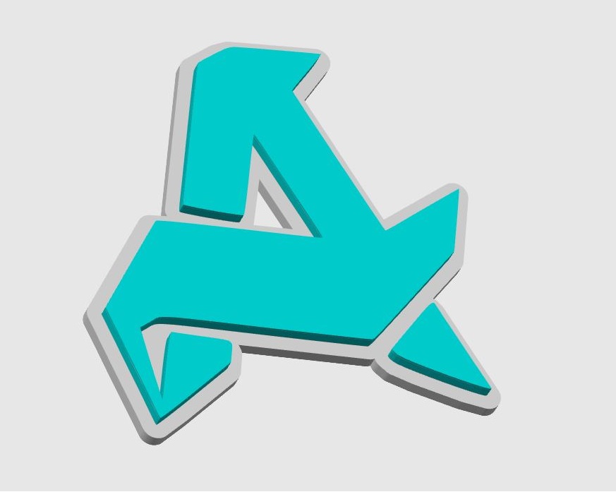 Aurora Logo (CS2) by Mikkel Hedegaard | Download free STL model ...