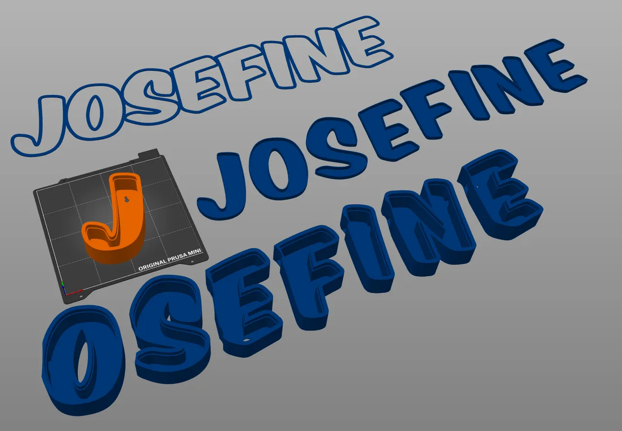 Josefine LED Name Lamp by Jens | Download free STL model | Printables.com