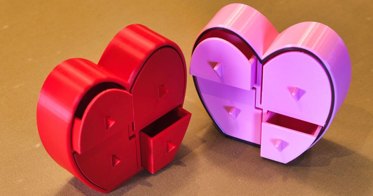 Valentine - Heart Storage by bce.gatien | Download free STL model ...