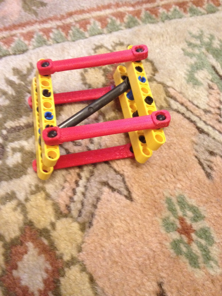 Lego 8 stud long ball socket articulating beam by Tiger3DPrinting ...