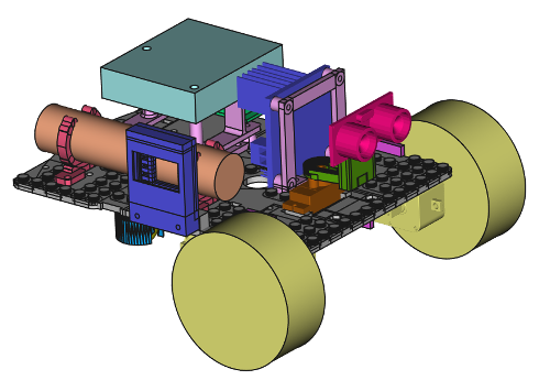 Flexible chassis 2WD & 4WD robot by Geoff_B_UK | Download free STL ...