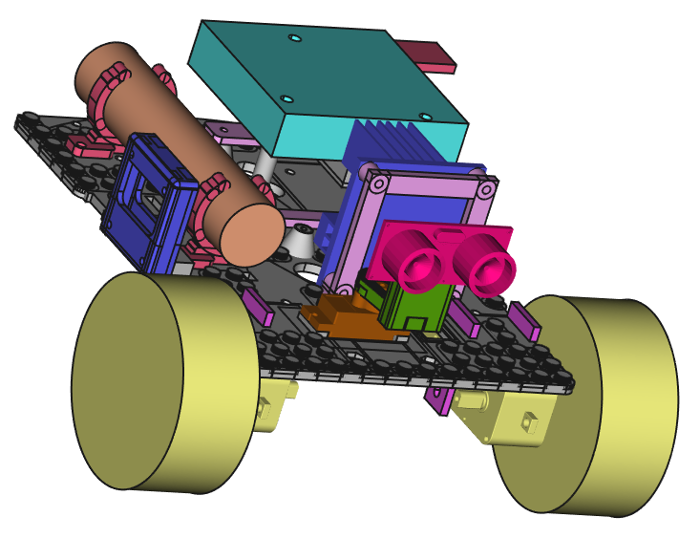 Flexible chassis 2WD & 4WD robot by Geoff_B_UK | Download free STL ...