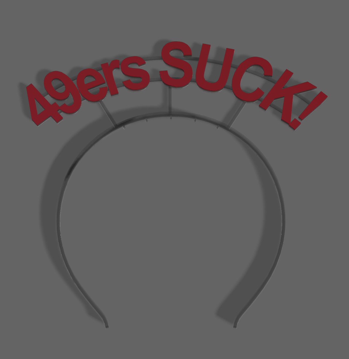 Anti-49ers Bling by mscalora | Download free STL model | Printables.com