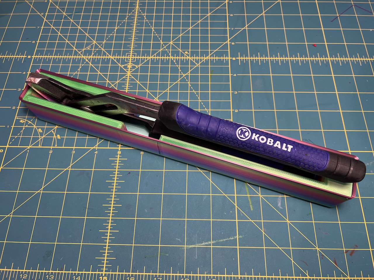 Gridfinity holder for Large Kobalt Adjustable Pliers by Becca ...