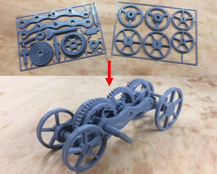 A 3d printed kit card wind-up car von Anycubic fan | Kostenloses STL ...